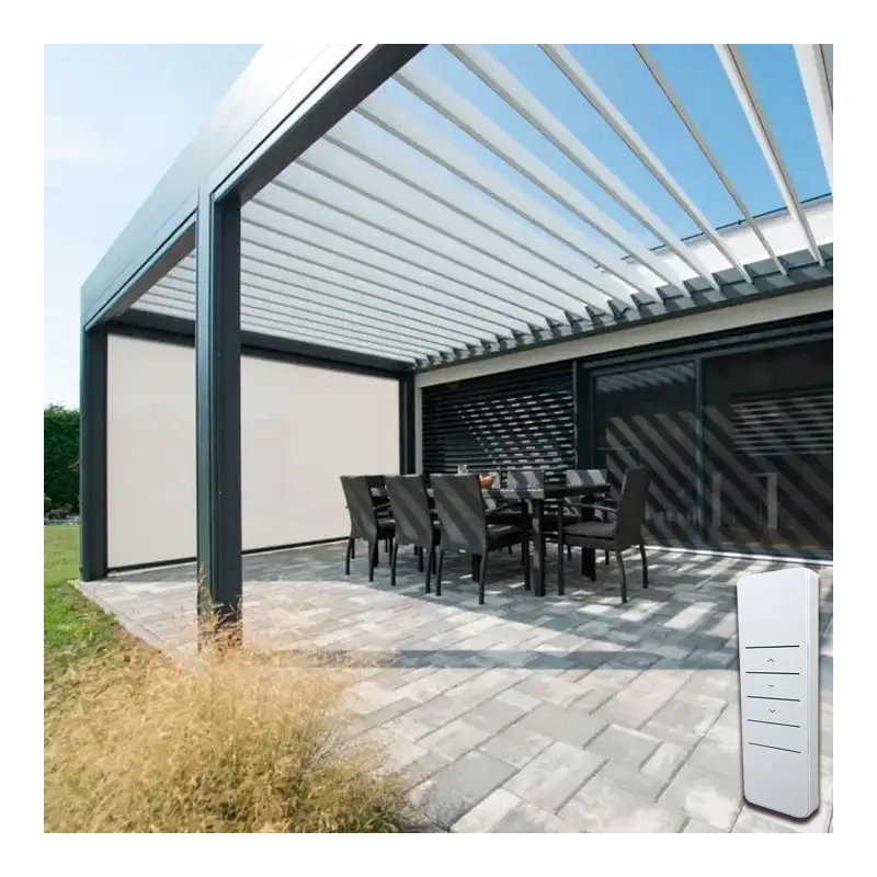 3x3m Motorized Automatic Waterproof Bioclimatic Aluminium Adjustable ...