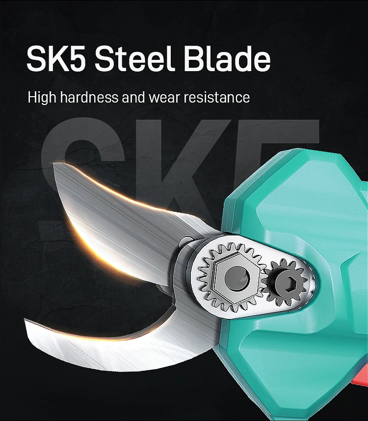 Cordless Electric Pruning Shears,Power Branch Pruner With 2pcs 4ah ...