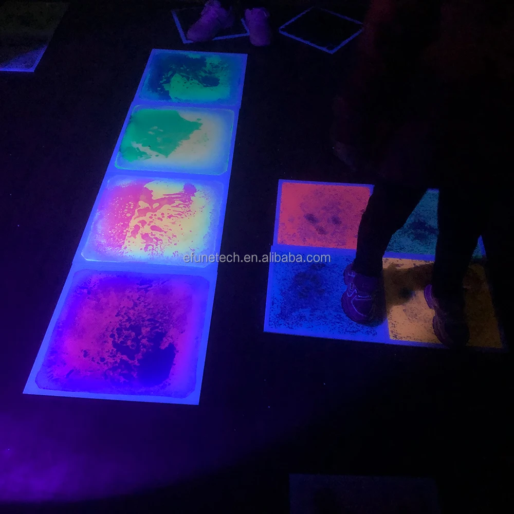 Sensory Equipment Autism Glowing In The Dark Gel Floor Luminous Tactile ...