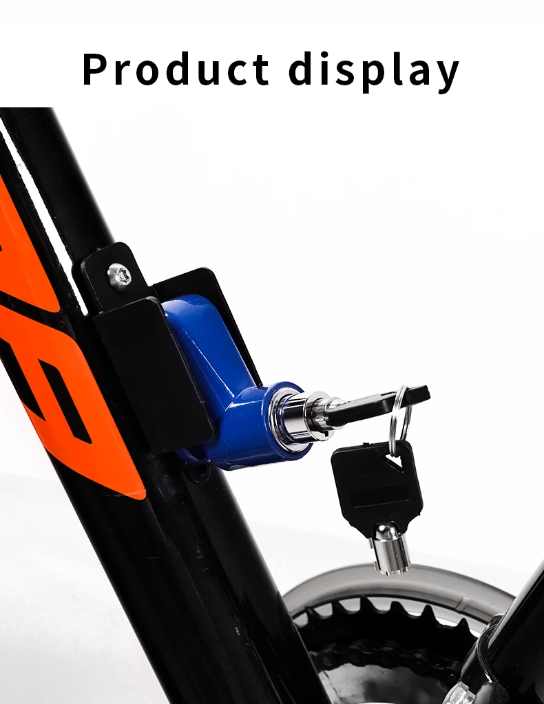 Anti-theft Motorcycle Disc Lock - Steel Bicycle Lock With Key & Oem