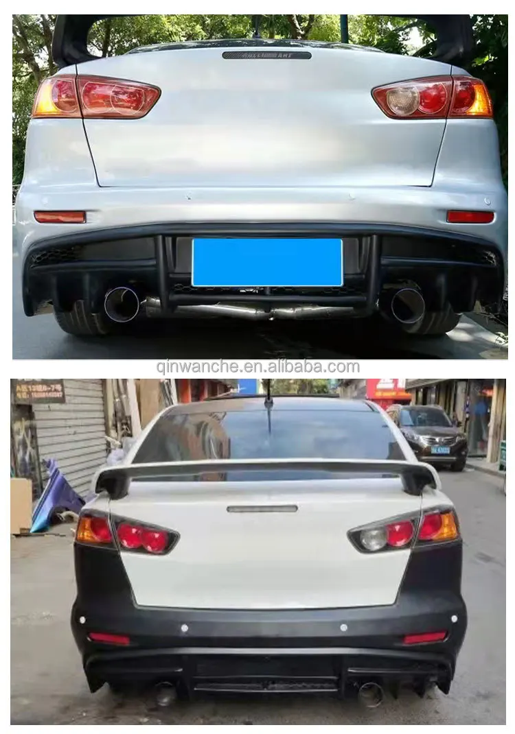 Car body kit For 2009-2015 Mitsubishi Lancer EX Change To Vari rear ...