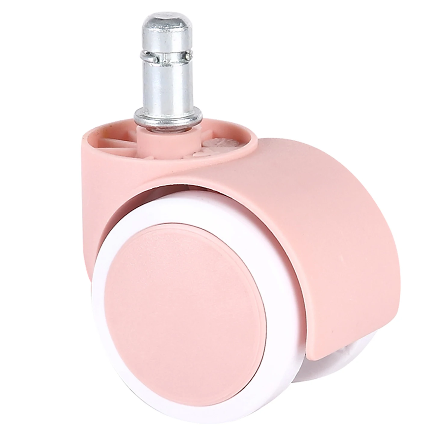 Girl's Gaming Chair Wheels Casters Pink Powder Coating Plastic Wheels ...