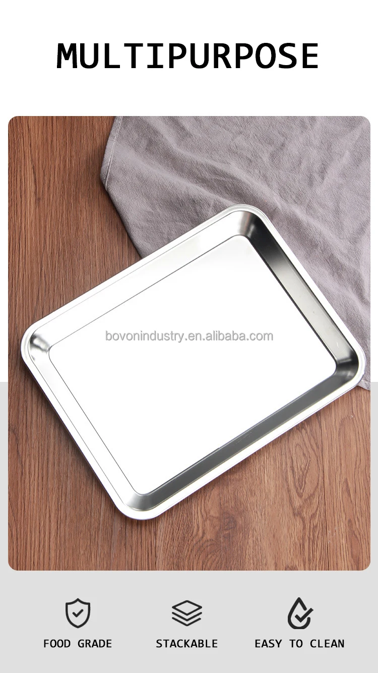 304 Stainless Steel Oven Baking Pans - Durable & Versatile
