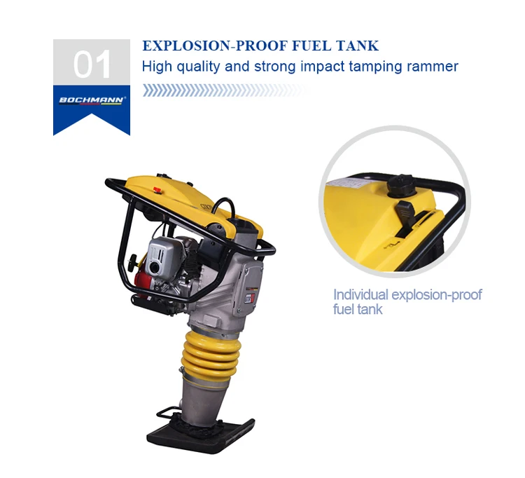 Gasoline Engine New Product Tamper Rammer Impact Hammer For Road ...