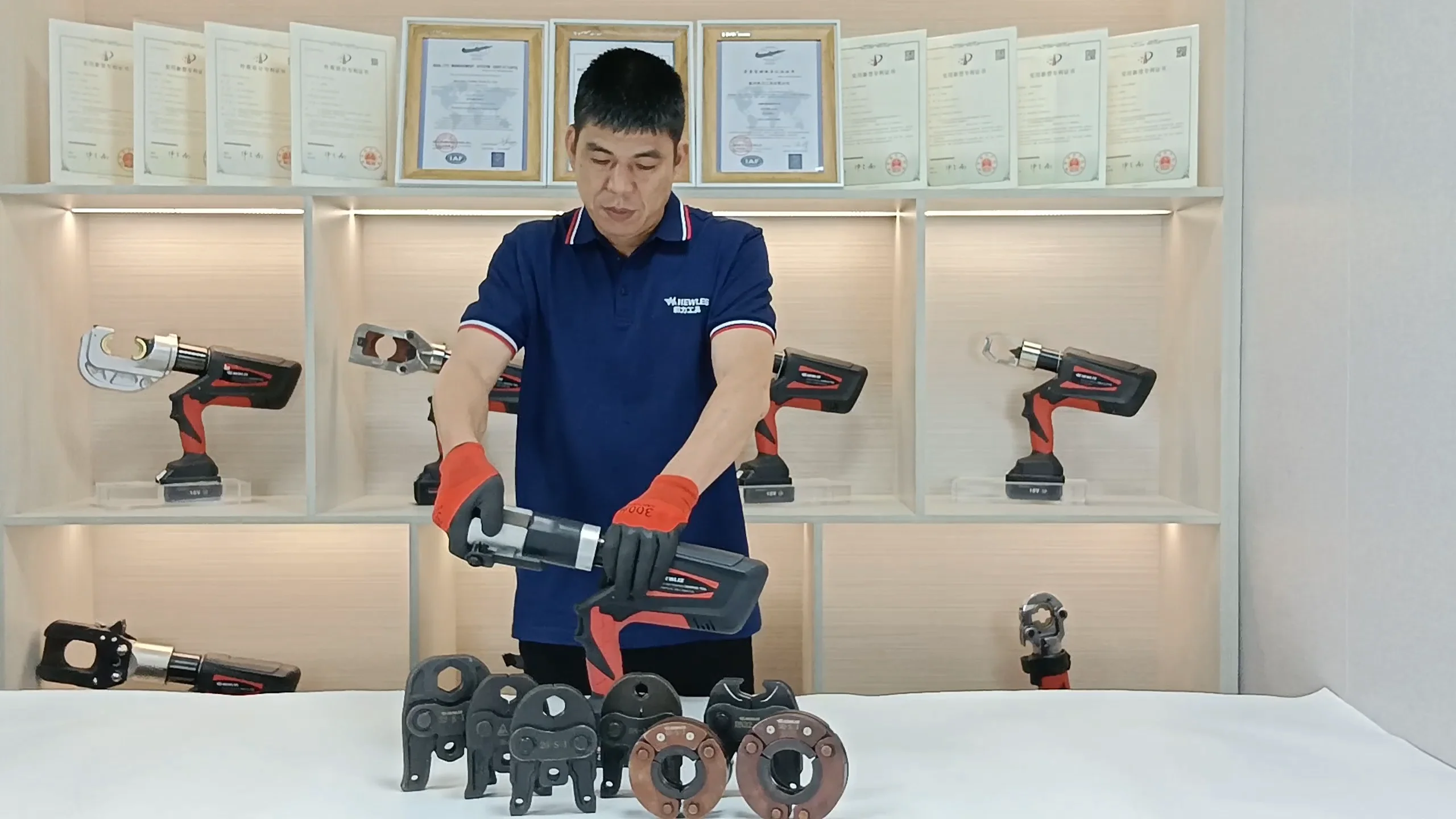 Hot Selling Press Tool Cordless Hydraulic Battery Pro Press Tool Kit ...