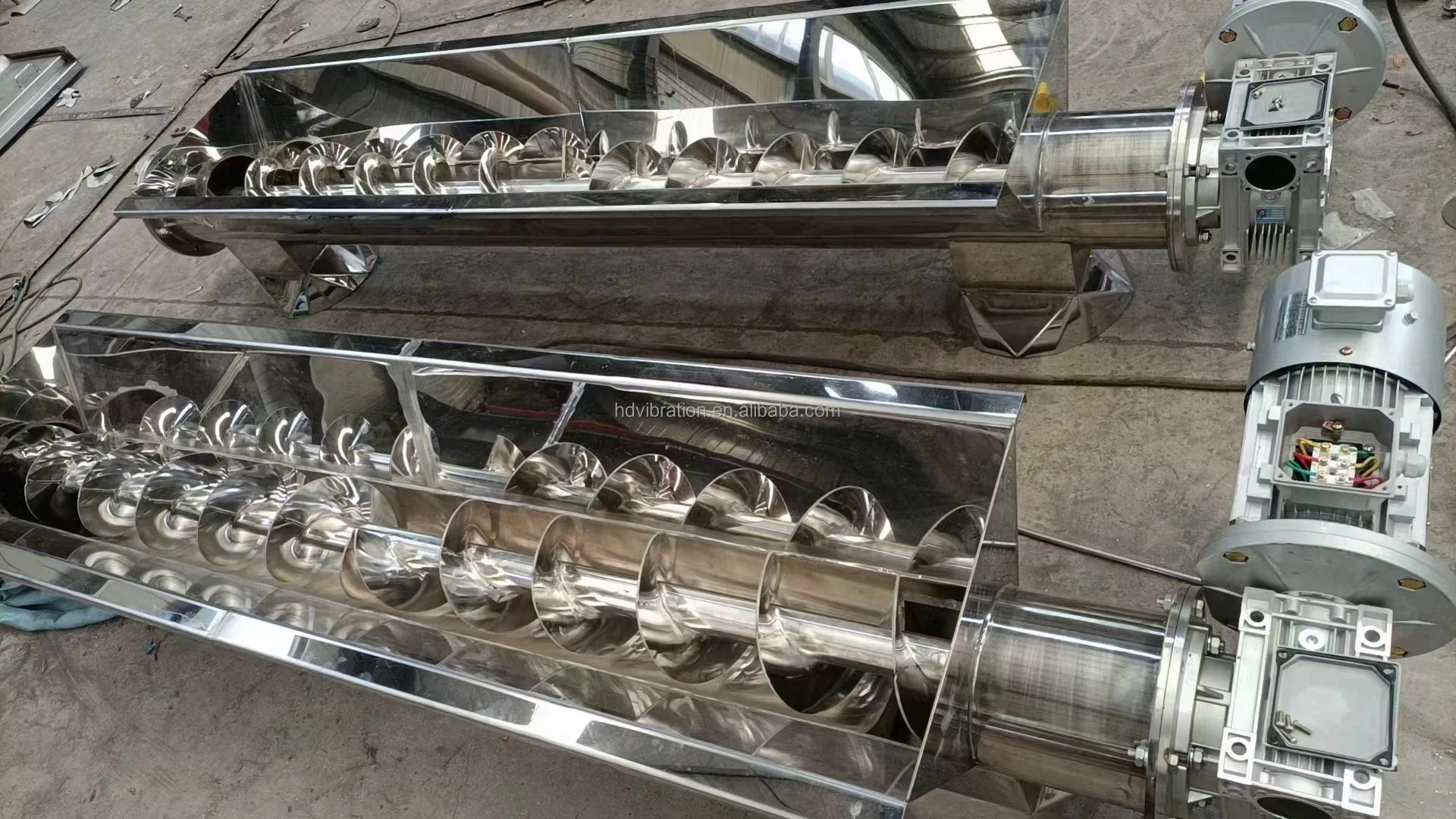 U Type Hopper Auger Screw Conveyor Machine For Powder Or Granules - Buy ...