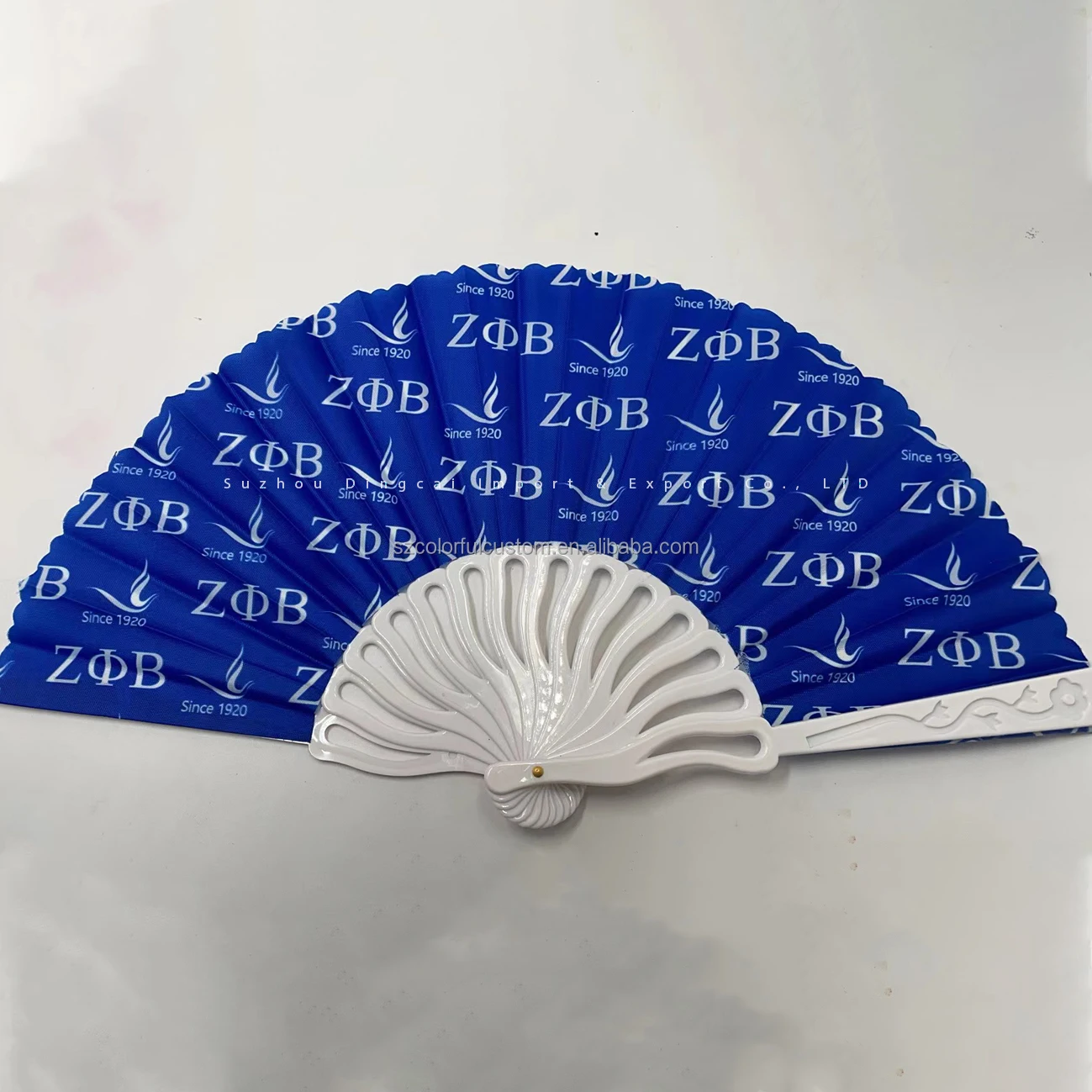 Cheap Price Dst Sorority Greek Letters 23cm Small Party Fans Custom ...