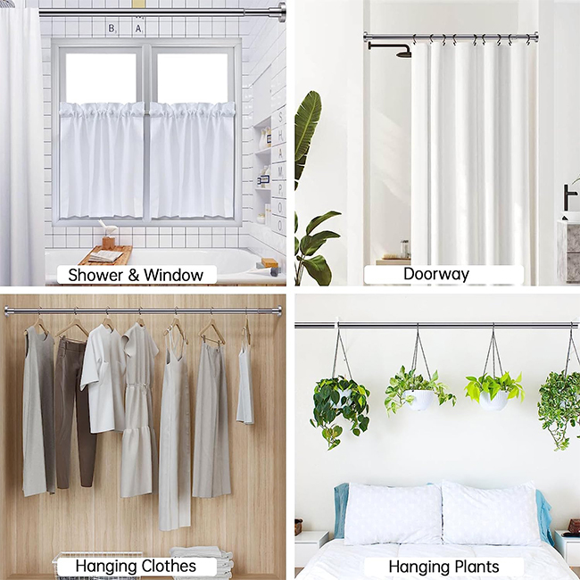 HB Hot Selling New Design Curtain Rod Standard Packaging Segmented ...