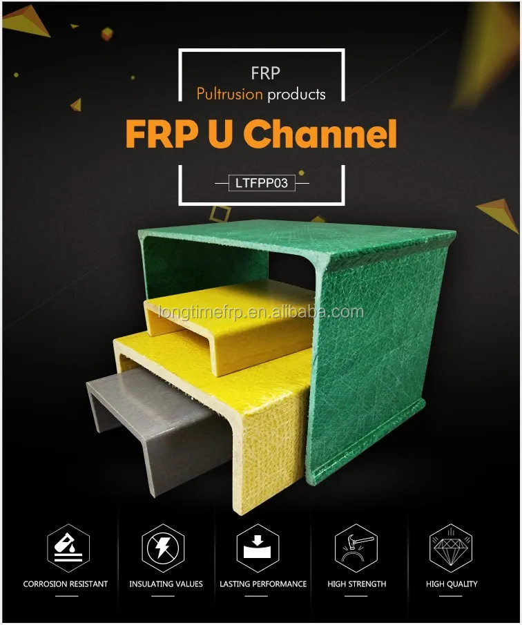 Fiberglass U Channel Cable Tray - Durable & Versatile