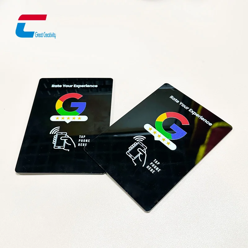 Review Pages Nfc Business Card Ntag215 Acrylic Google Reviews Card Nfc ...
