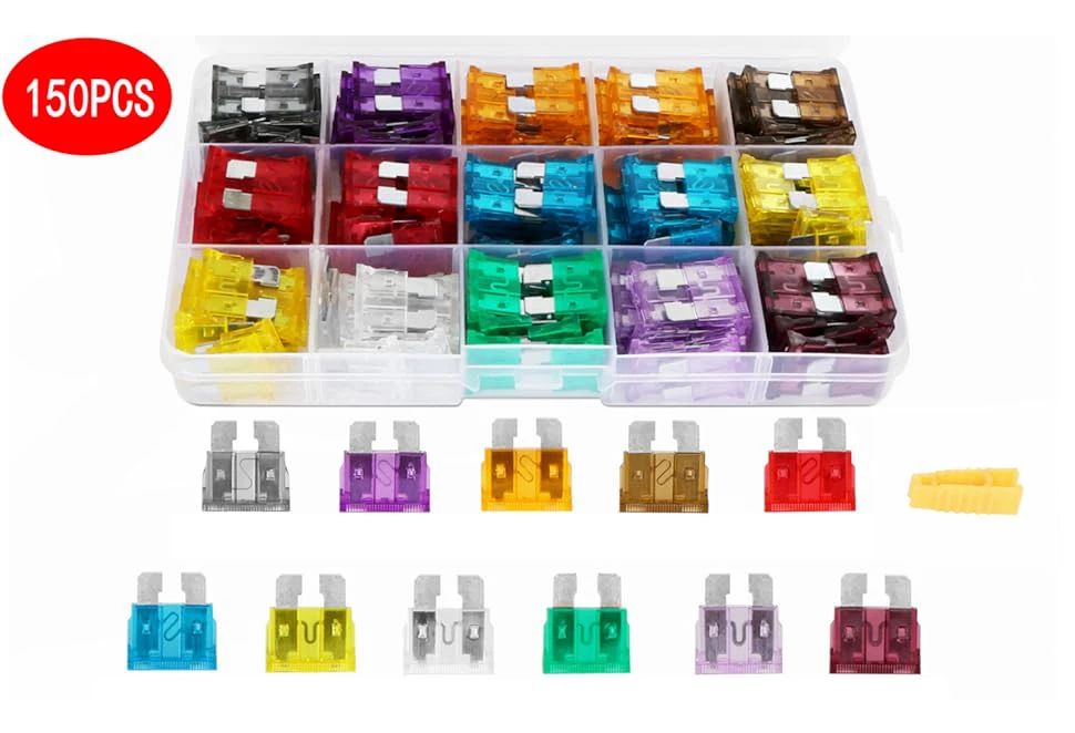 Blade Fuses Assorted Standard & Mini Auto Car Truck Blade Automotive ...