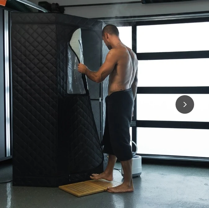 Portable Home Use Pentagonal Foldable Sweat Box Sauna Control Smart ...