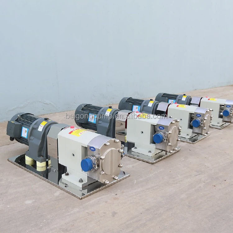 Butterfly Two Lobe Tri-Lobe Rotor Stainless Steel Pump