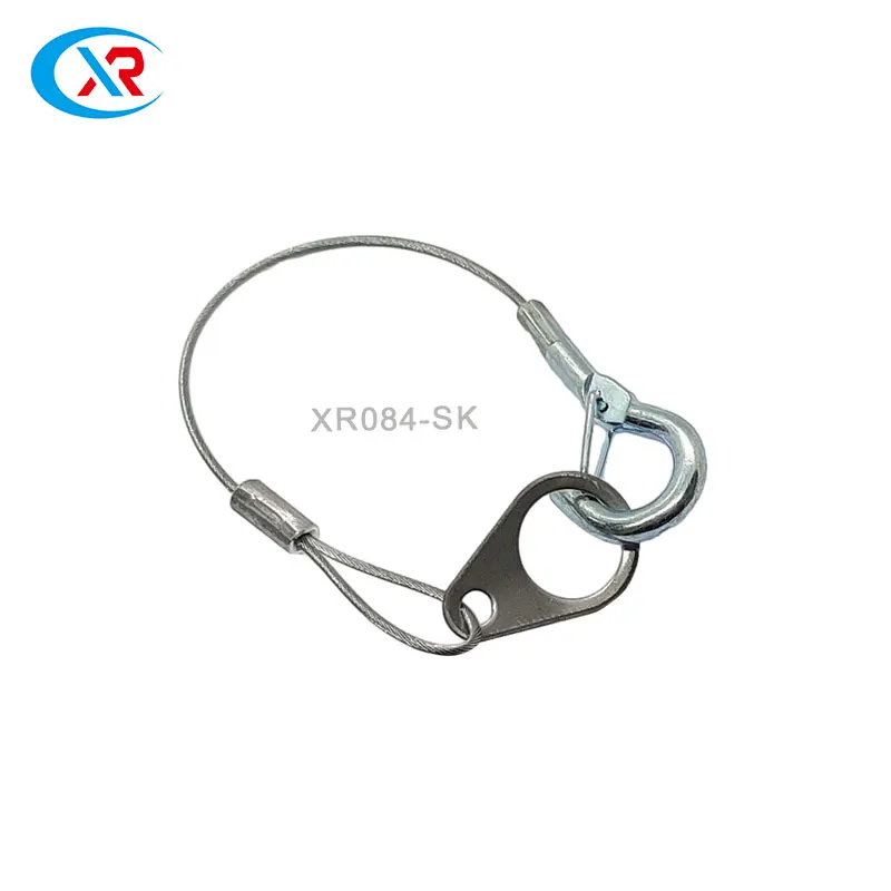 Vinyl Coated Wire Rope Assembly Security Cable Lock With Loop Ends ...