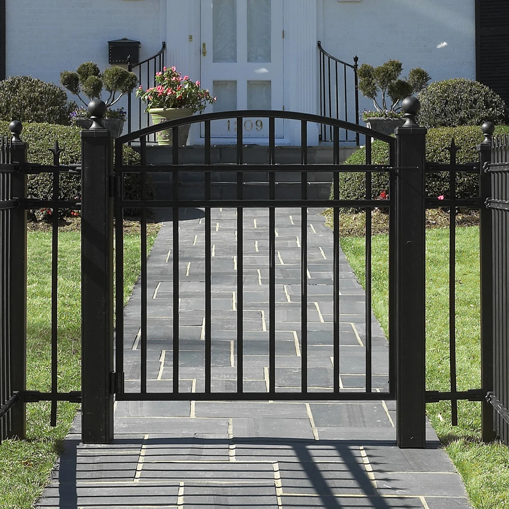 Modern Main Entrance Grill Gate Design Double Door Iron Gates