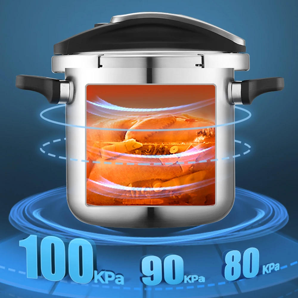 ASD Three-Ply Steel Induction Pressure Cooker - Fast Cook