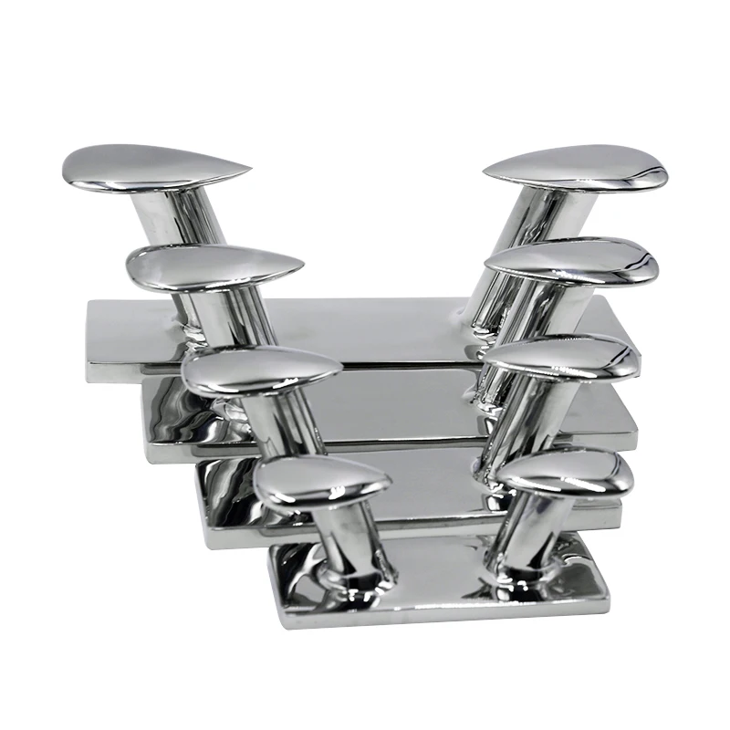 Marine Hardware Boat Bollard Raked Horn Bollard Mirror Polished ...