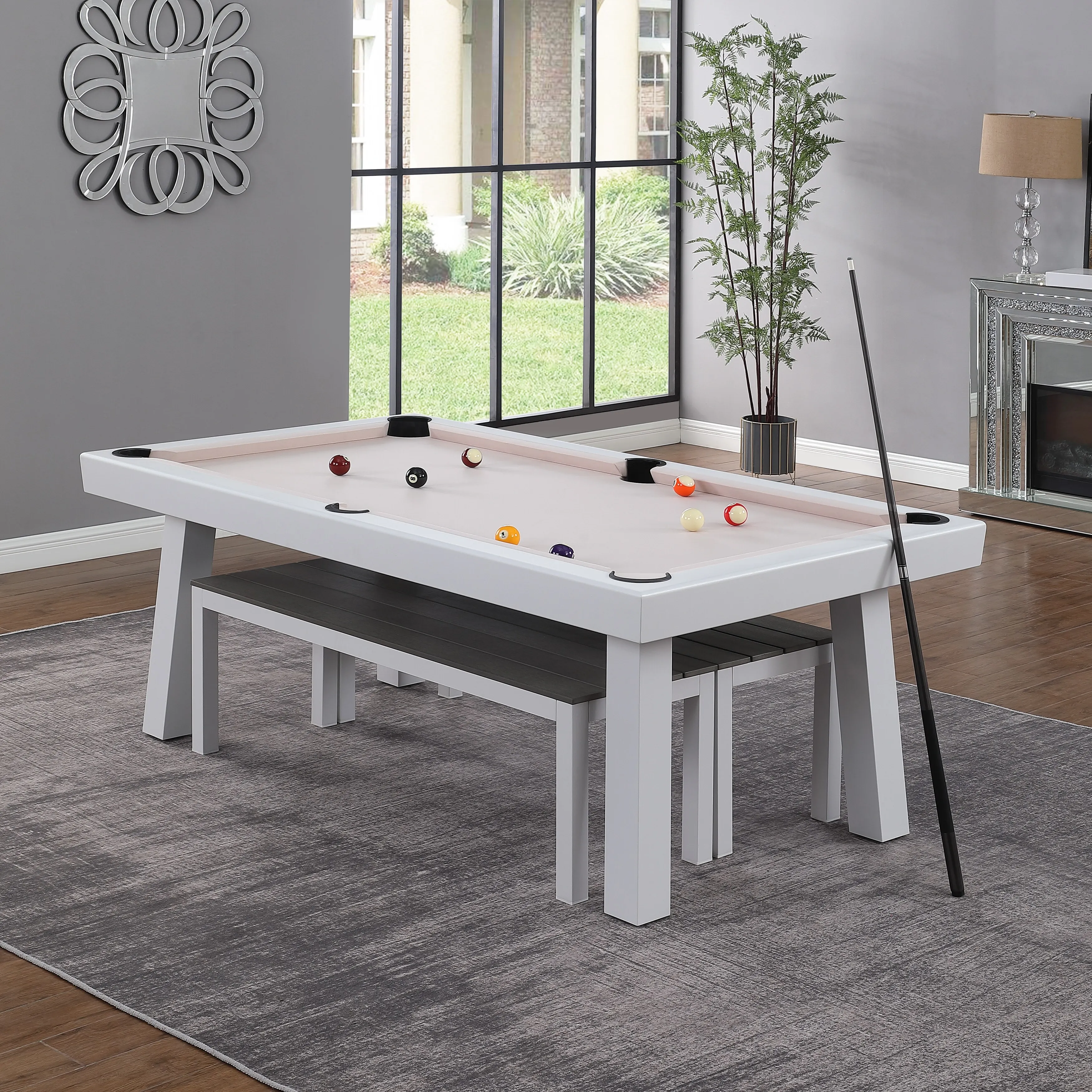 Modern Design 3 In 1 Multi-function Game Slate Bed Billiard Dining Pool ...