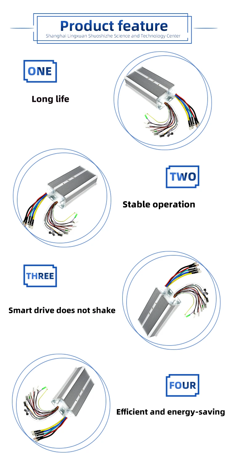 12v 24v Brushless DC Motor Speed Controller for Electric Vehicle ...