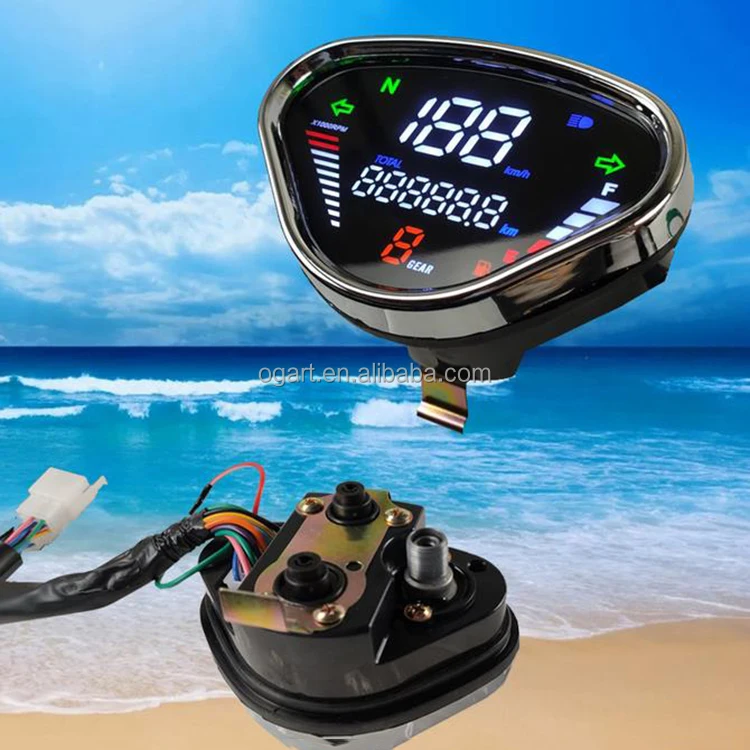 Modified VR Screen Digital Speedometer LCD Motorcycle for Honda DAX CT50