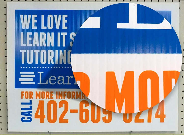 4mm 5mm Can Be Customized 18x24 Corrugated Pp Board Yard Signs Lawn ...