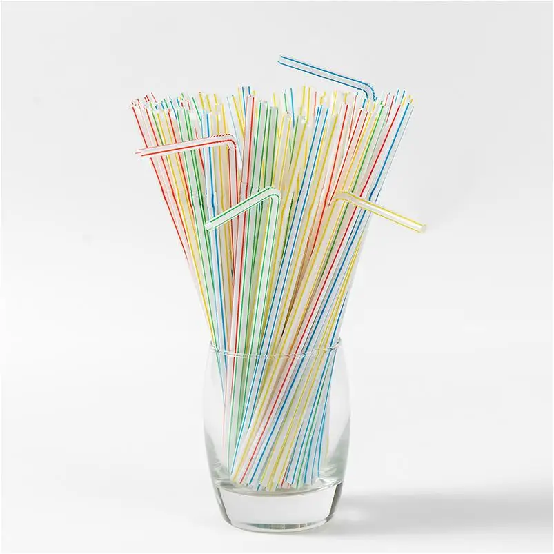 Plastic Straw Individually Wrapped Eco Friendly Black Clearance ...