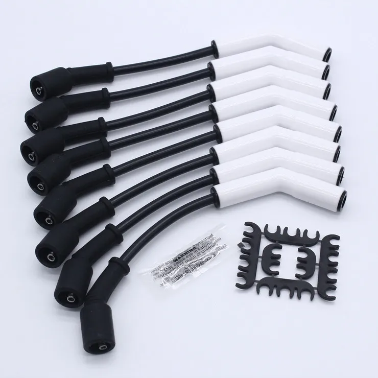 Ceramic Boot Spark Plug Wire Set for Muscle Car LS Terminals