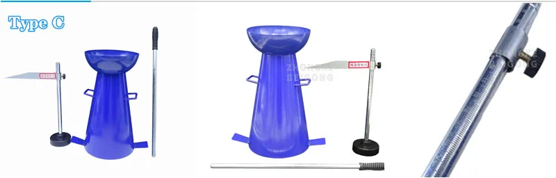 Concrete Flow Table Slump Cone Test Set - Durable & Accurate