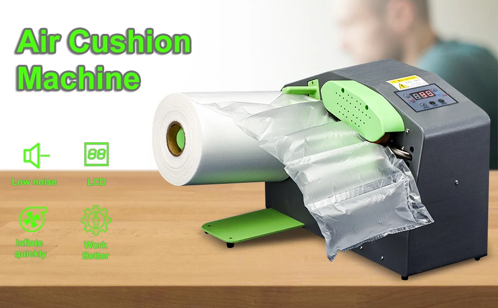 Portable Air Pillow Maker - High-Speed Bubble Wrap Machine