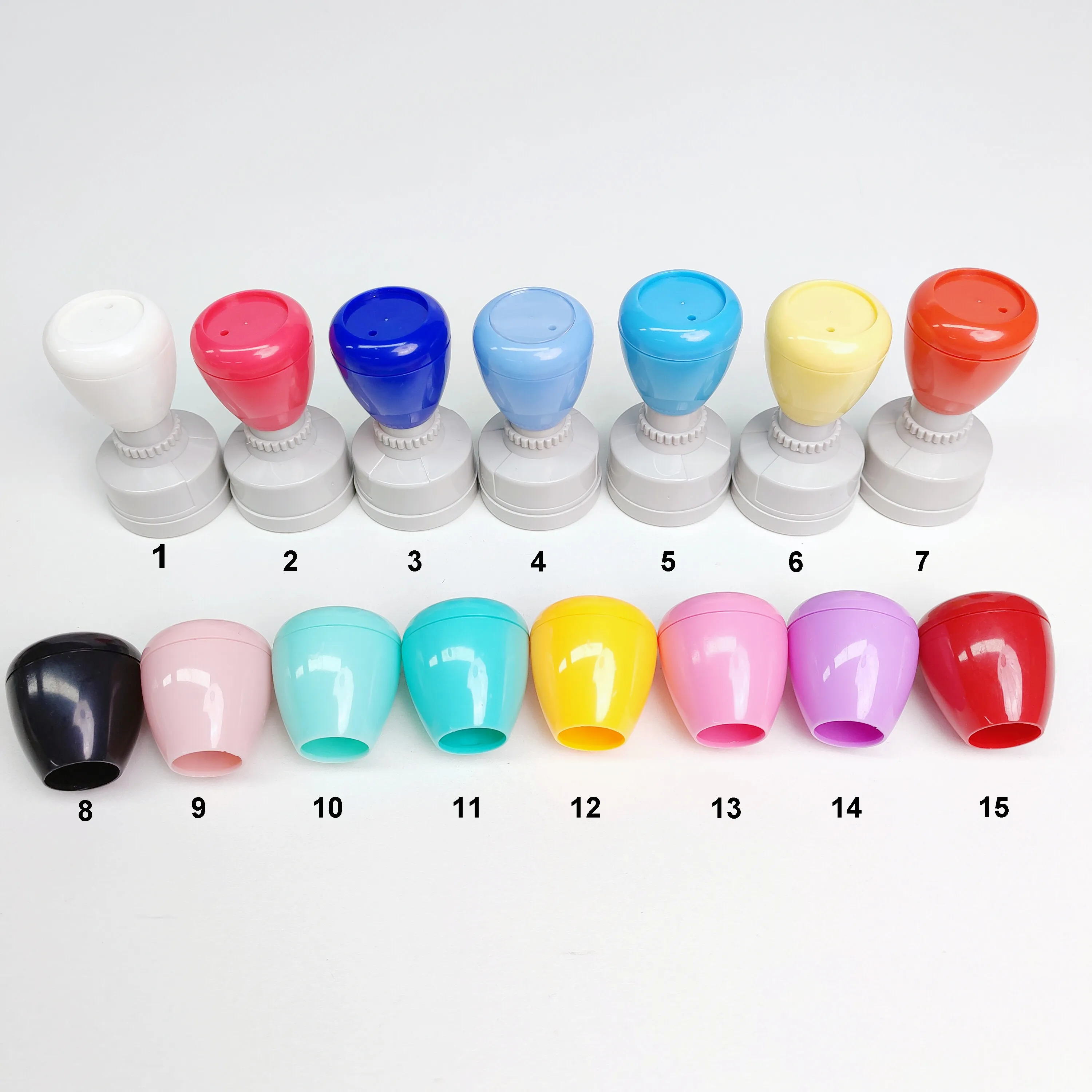 Kojoy Ha 30mm Round Pastel Stamp 32 Color Teacher Reward Flash Ink ...