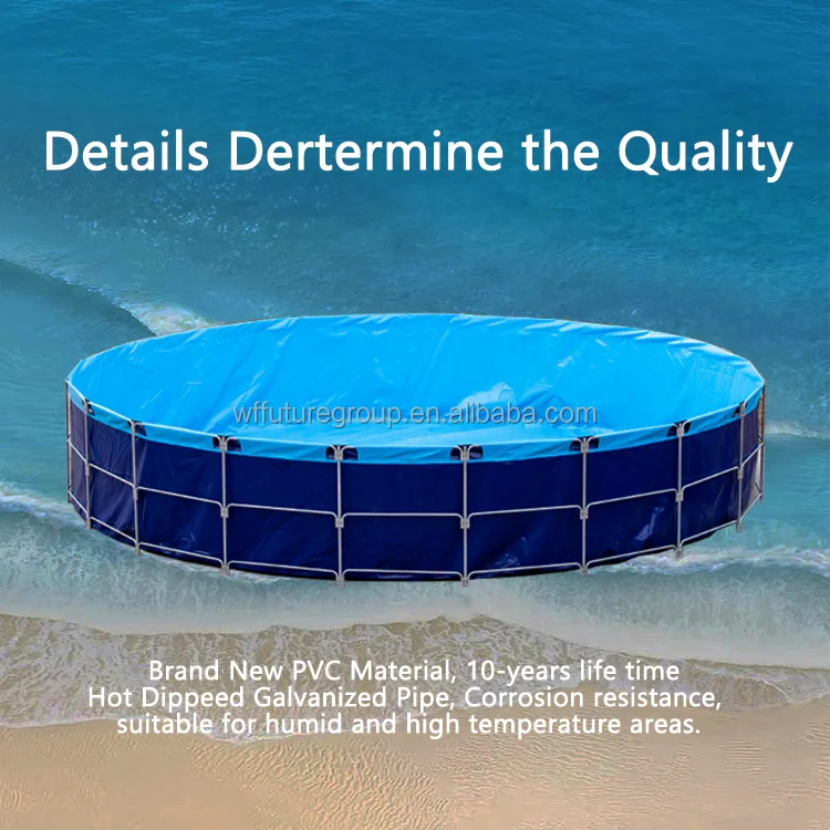 Circular Aquaculture Tanks Outdoor Catfish Breeding Fish Pond Plastic ...