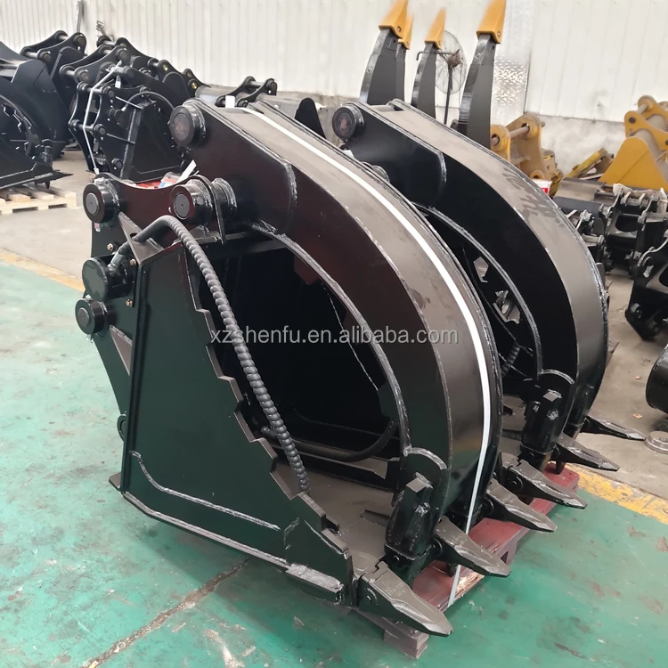 Excavator Graptor Bucket Thumb Grapple Bucket For 20t - Buy Excavator ...