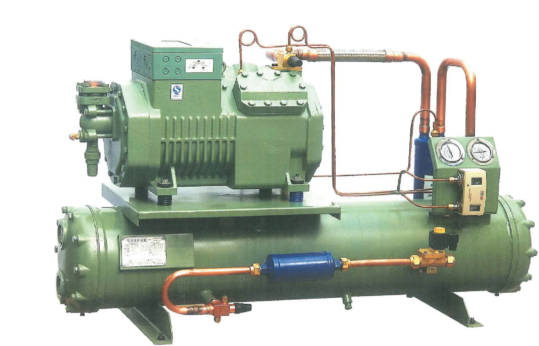 Mini Semi-Hermetic Reciprocating Compressor Metal Scroll Compressor ...