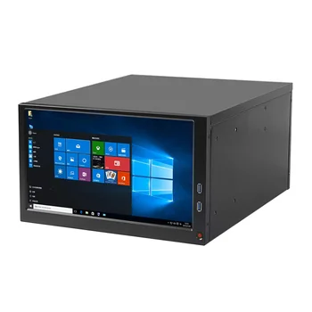 Custom Gpu Industrial Atx Computer Server Case With Hd Lcd Touch Screen ...
