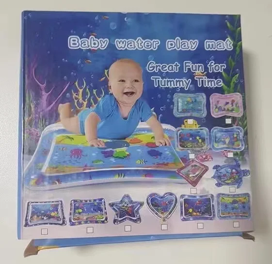 Hot Selling Tummy Time Baby Water Mat Baby Toddler Girl Inflatable Play ...