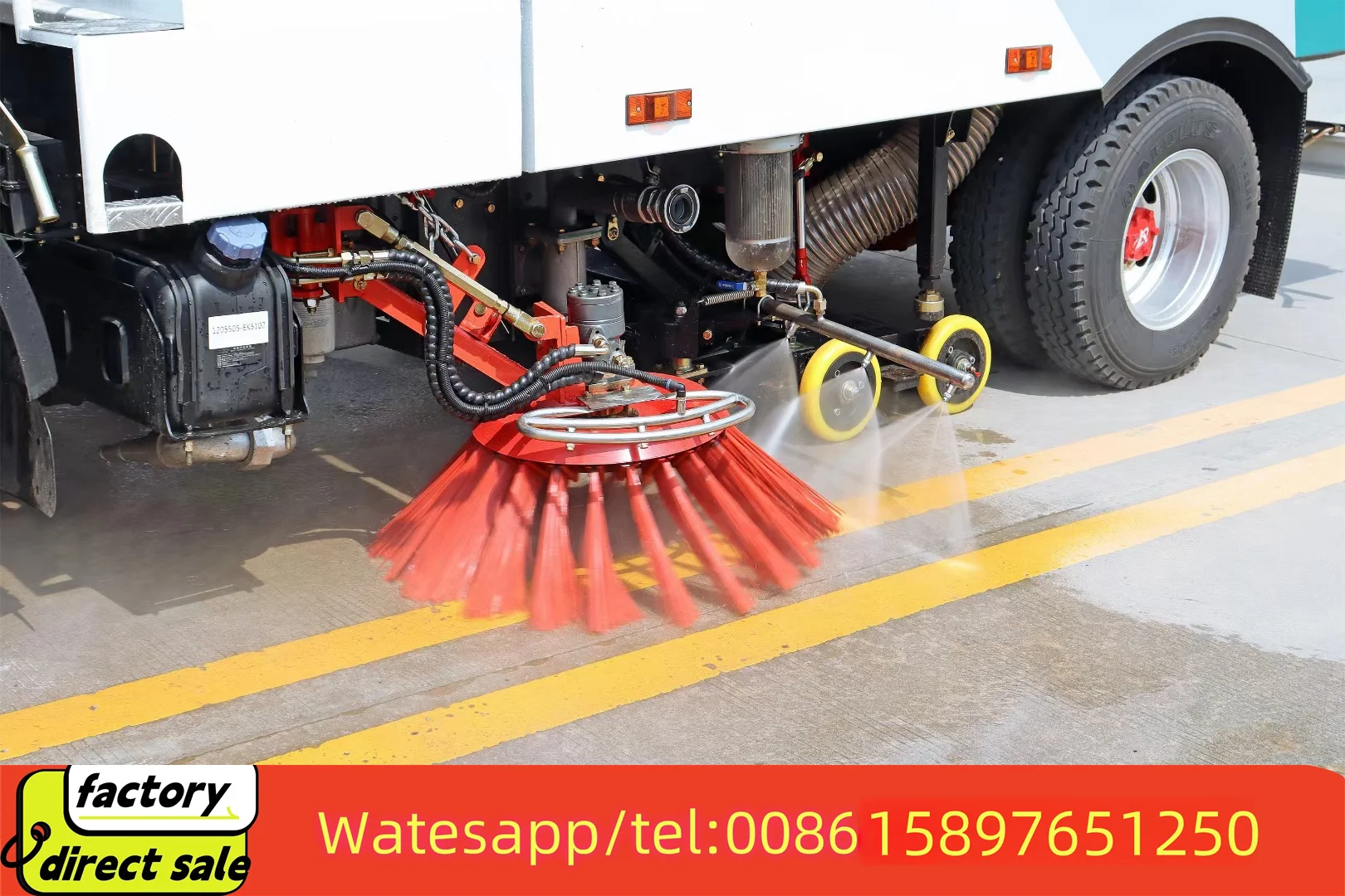 Multifunctional Small Foton Road Sweeper Truck Snow Sweeper Cleaning ...