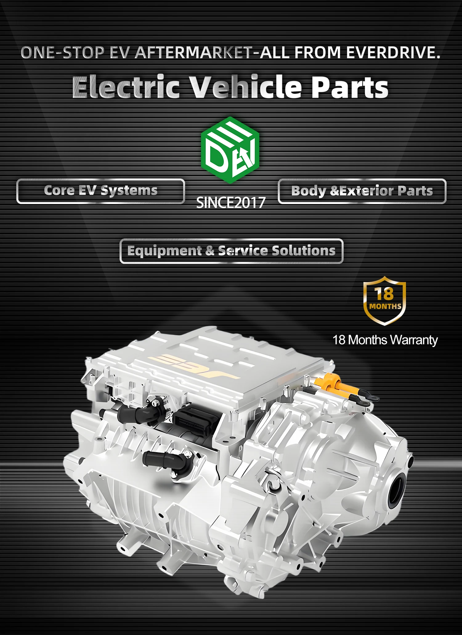 EDEV 600V 160kw Drive and Controller EV Conversion Kit for NIO ET7