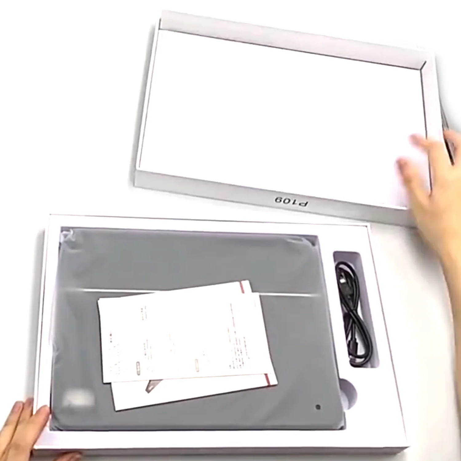 60% Floating Design Detachable Backlit Trackpad Magic Tablet Keyboard ...