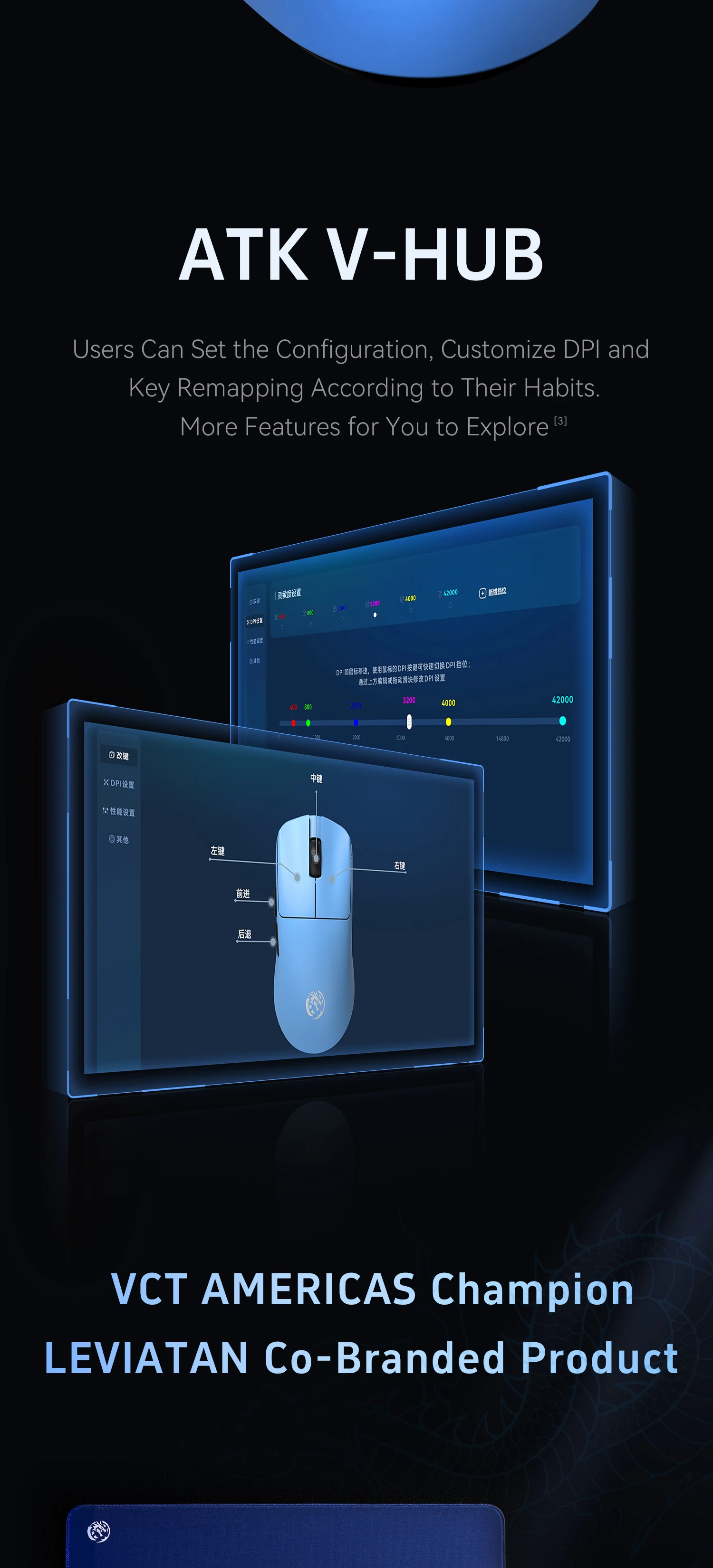 ATK LEVIATAN Collaboration - High-Performance Gaming Mouse