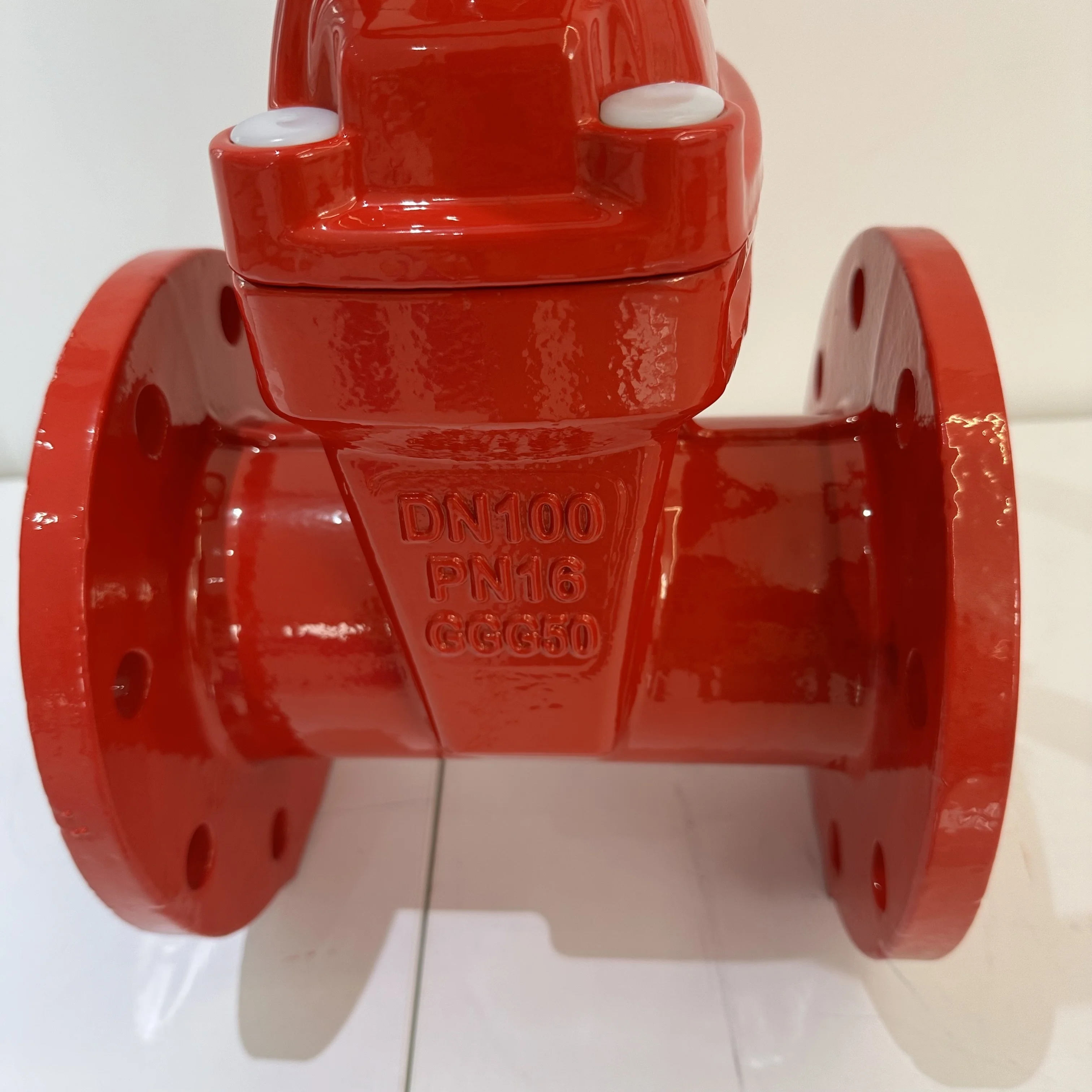 Flanged End Resilient Wedge Gate Valve 36 Inch Rising Stem Handwheel ...