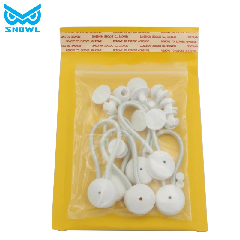 Snowl Plastic Snap Fasteners Bungee Loop White Snap Fasteners For ...
