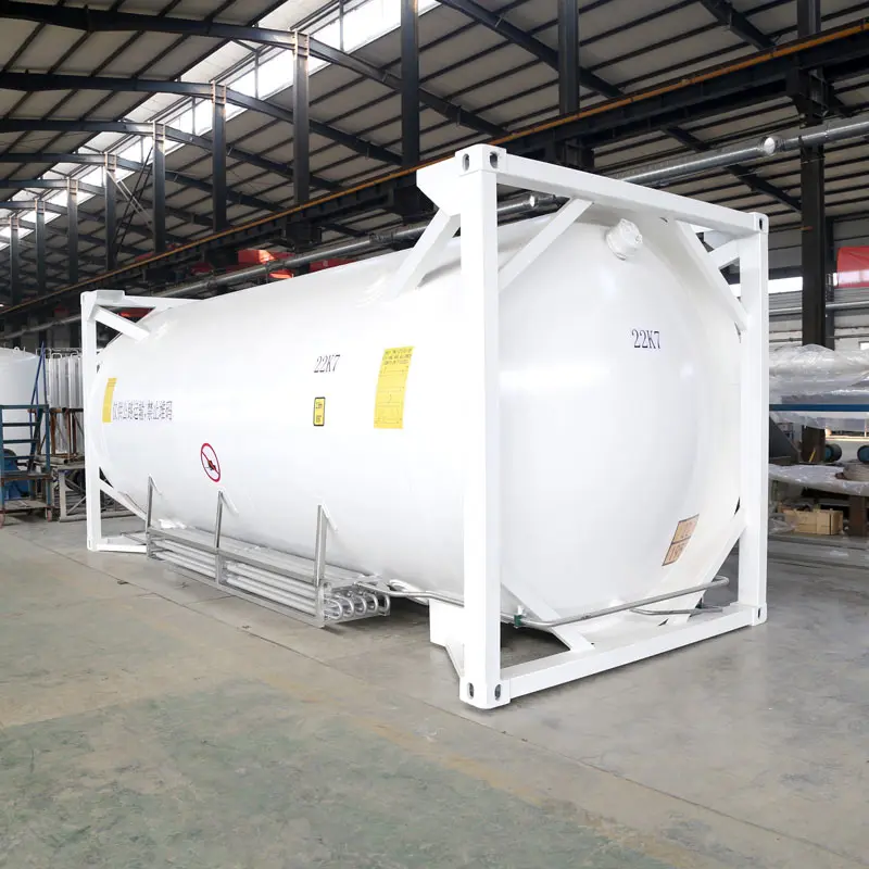 Asme Standard 20ft Cryogenic Tank T75 Iso Tank Transport Container ...