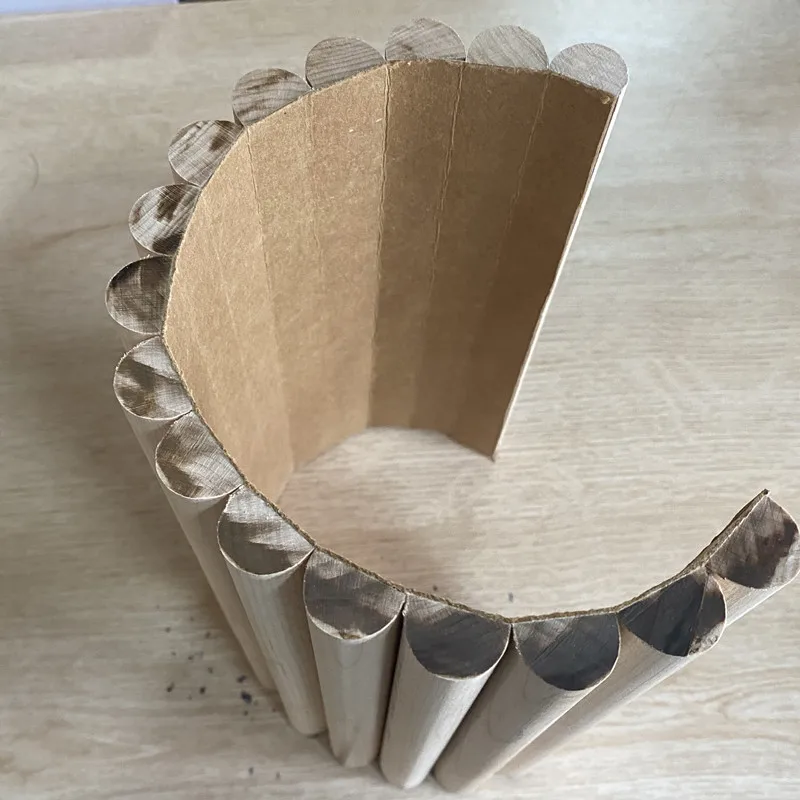 Customized Curved Slat Wood Wall Panels for Interior Decor