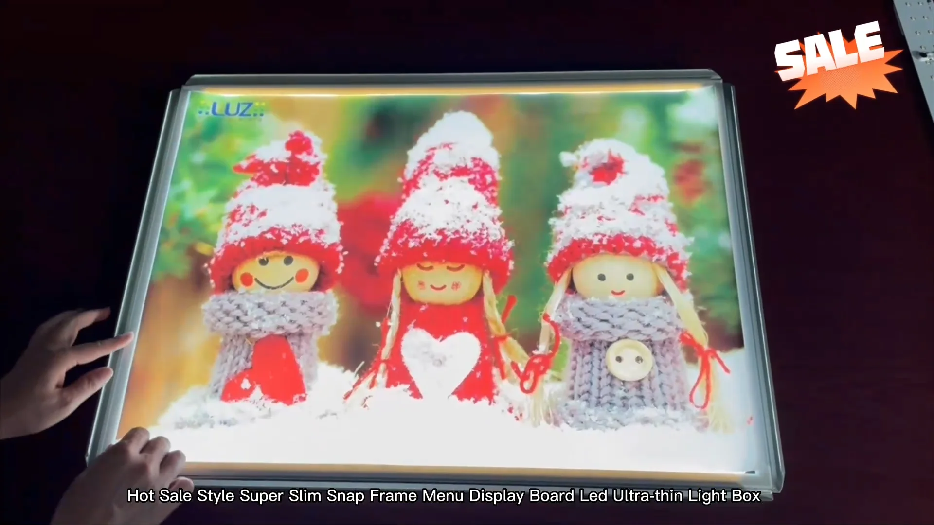 A2 Led Menu Board Led Poster Frame A2 Advertising 15mm Slim Light Box ...