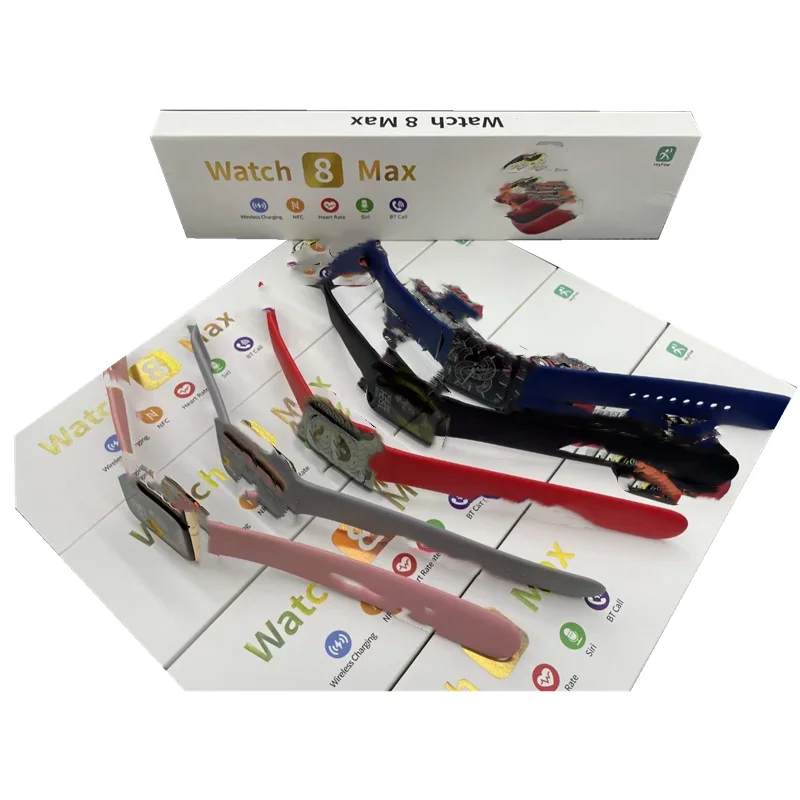 Hot Selling Watch 8 Max Smart Watch Wireless Charging Watch Heart Rate ...