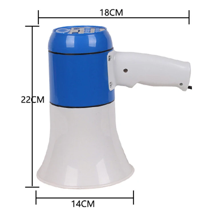 Gongxiang 528u Factory Abs Plastic Recharging Megaphone Sd Card Horn ...