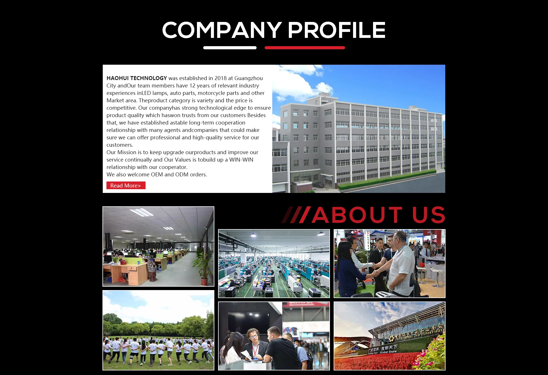 Guangzhou Haohui Technology Co., Ltd. - LED, car accessories