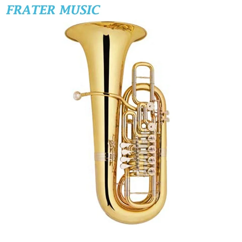 Professional Clear Lacquer F Tone 6 Rotary Valves Tuba (jtuf-840) - Buy ...
