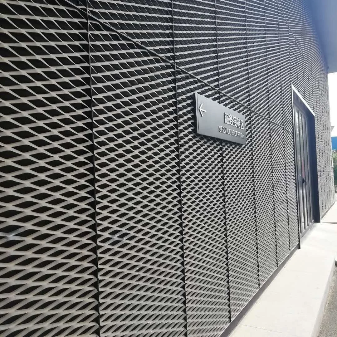 Facade Cladding Decorative Aluminum Expanded Metal Mesh - Buy Aluminum ...