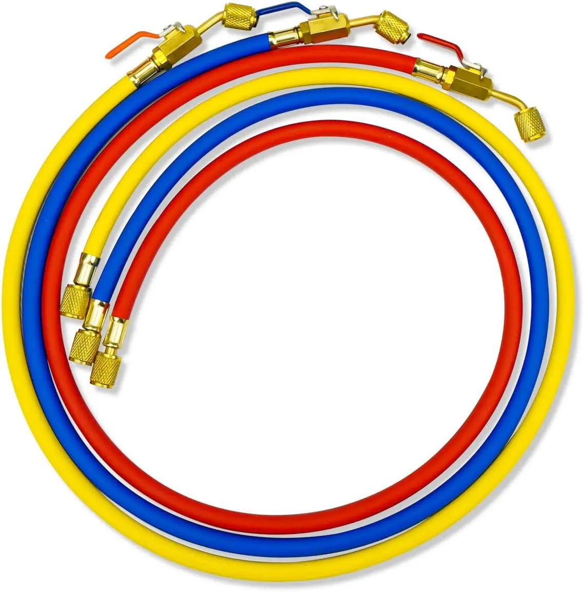 R410a R32 R134a R1234yf Refrigerants Charging Hose 800 4000psi With ...